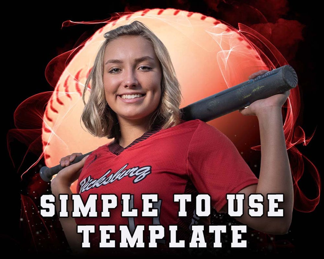 Softball Senior Sports Banner - Etsy