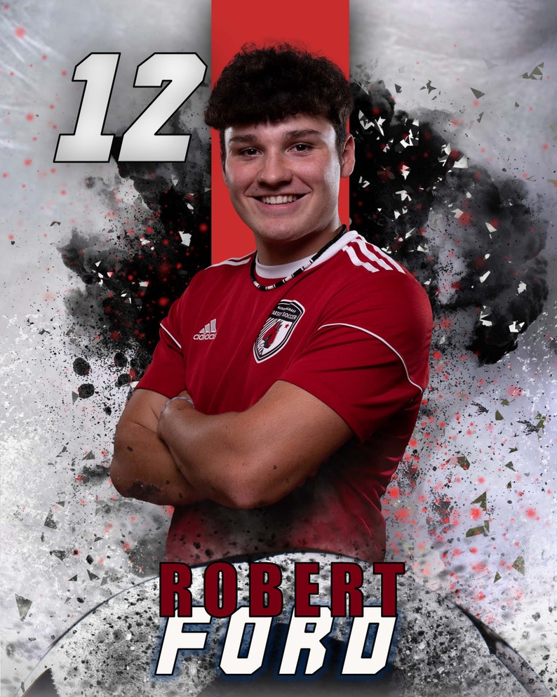 Varsity Soccer Banner Template - Etsy