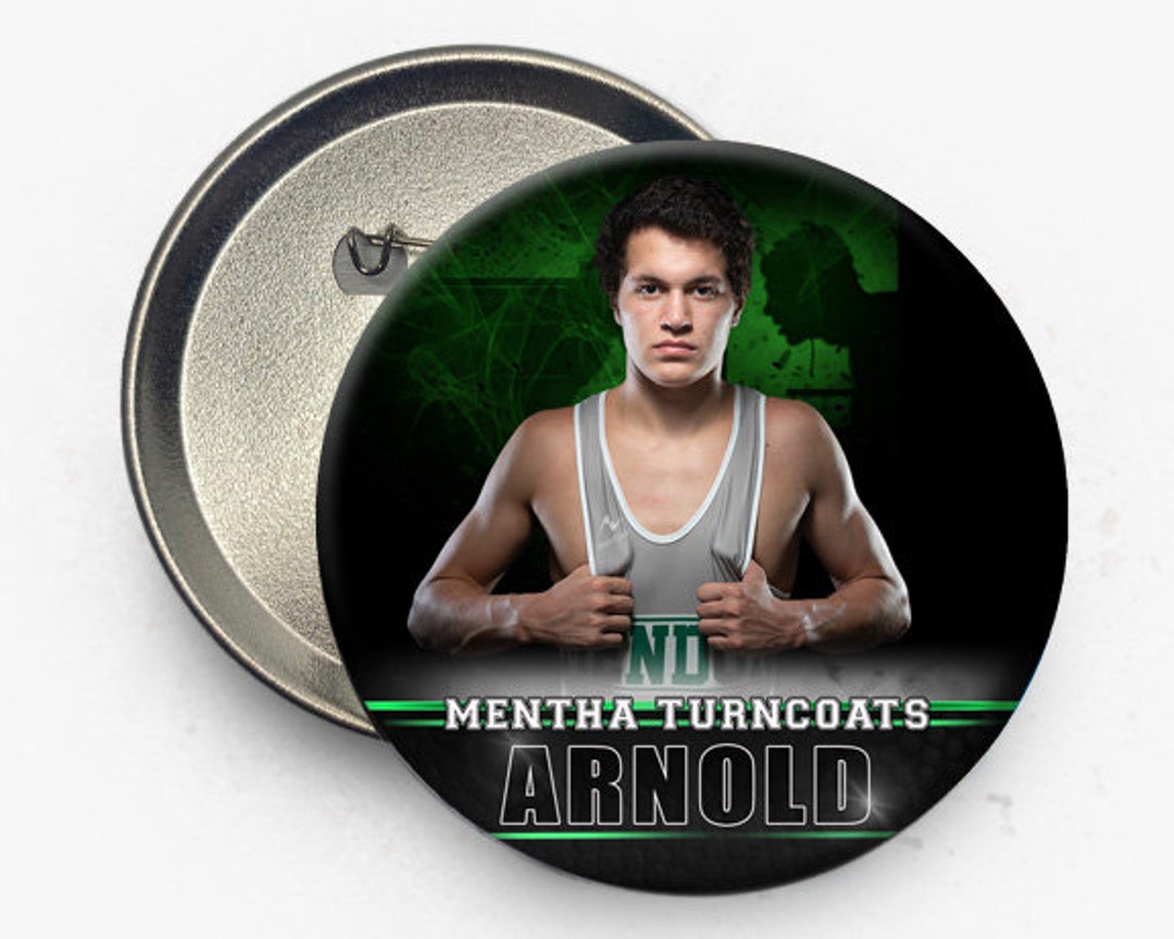 Sports Button Template - Etsy