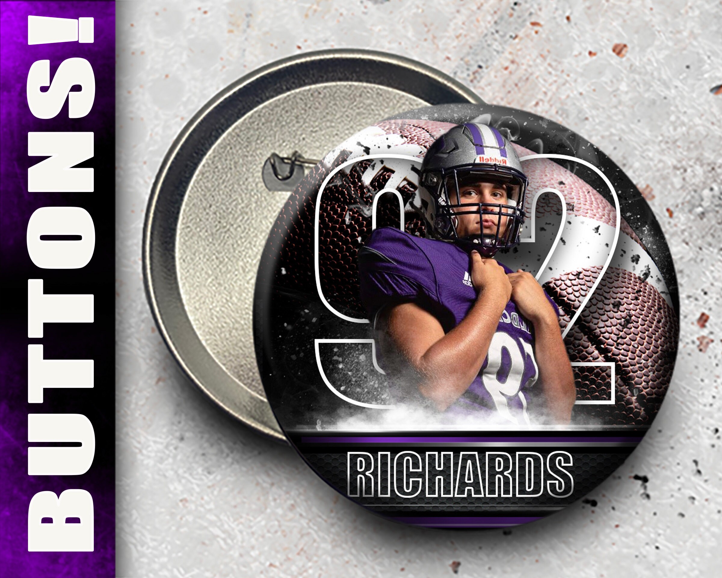 Football Banner Template Bundle, 2x3 Ratio, 4x5 Ratio, Team Banner ...