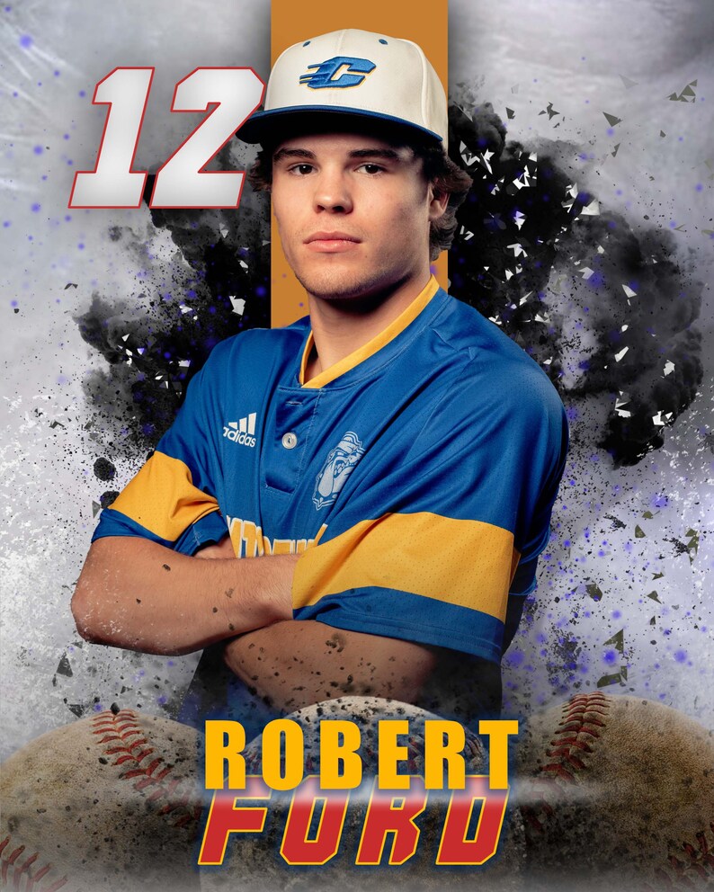 Varsity Sports Banner Template - Etsy