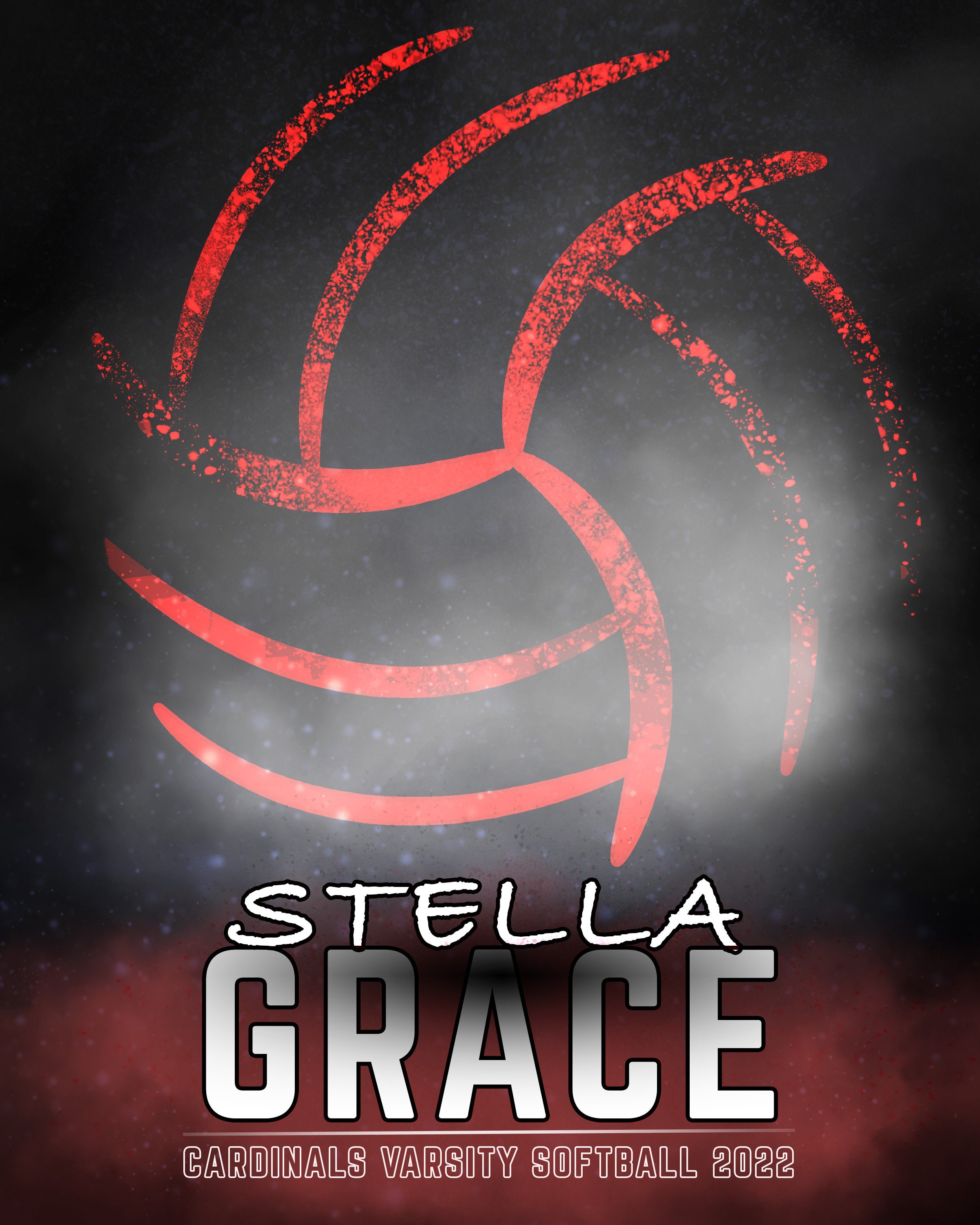 Volleyball Poster Template - Etsy