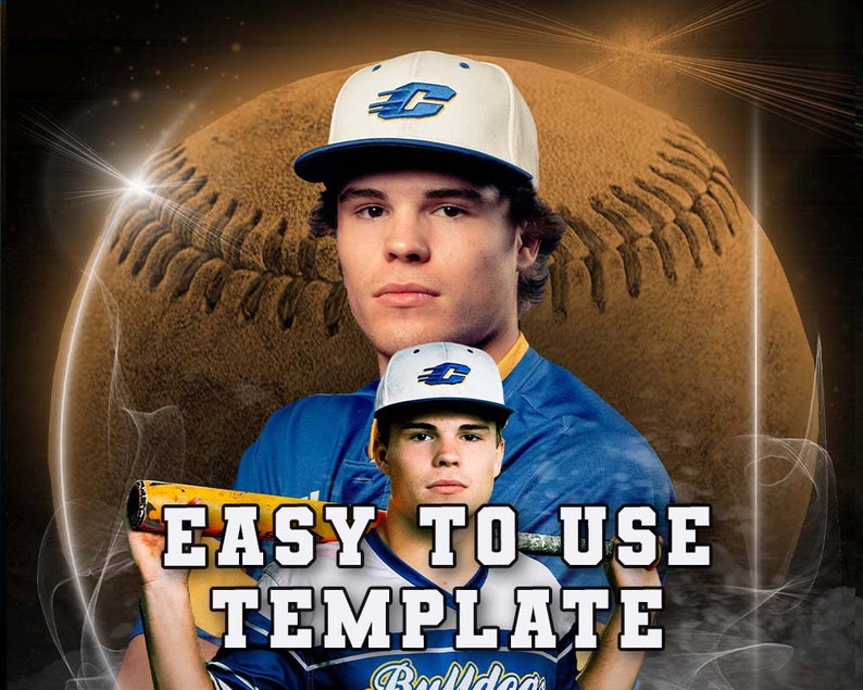 Baseball Banner Template - Etsy