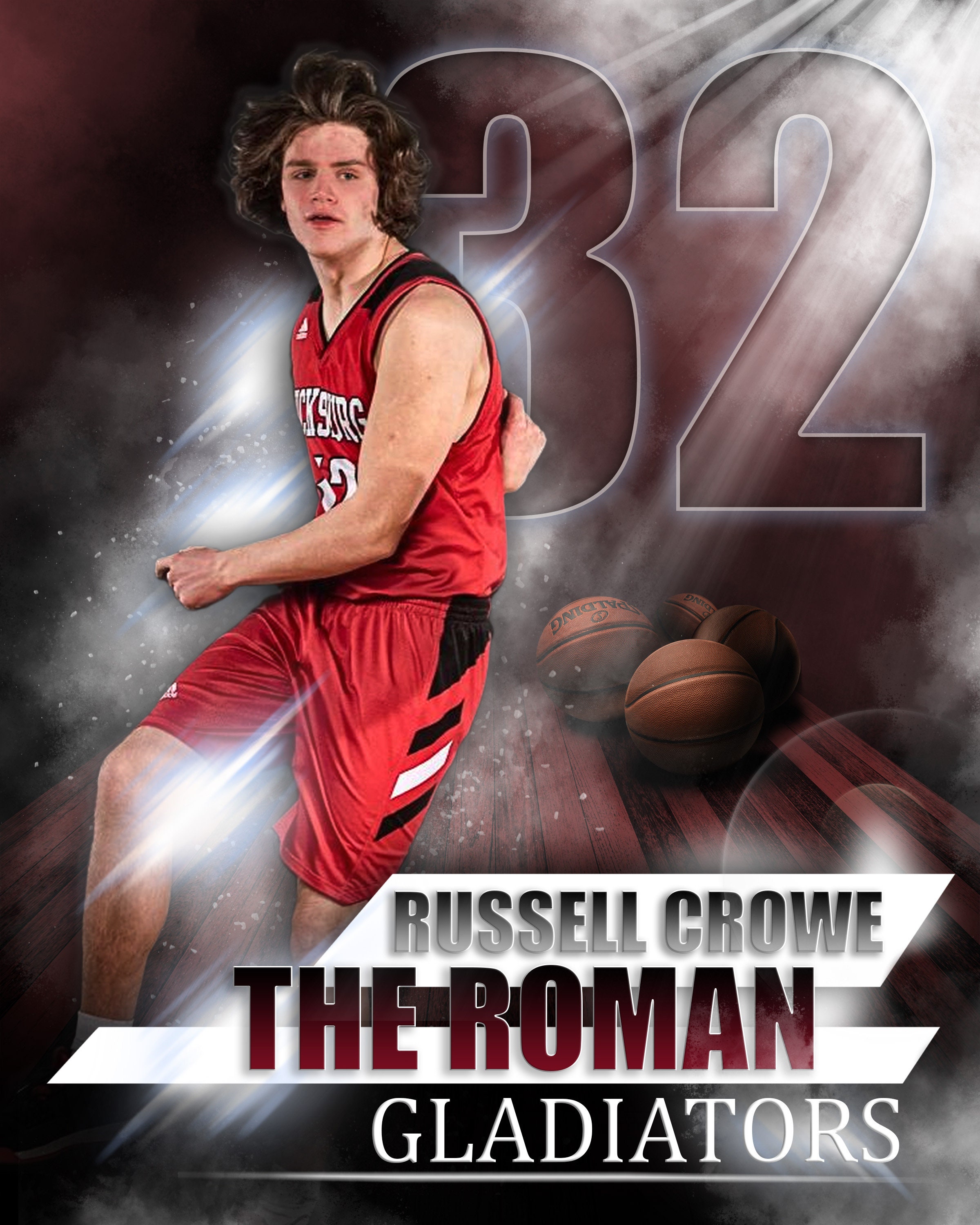 Varsity Sports Banner Template for Basketball - Etsy