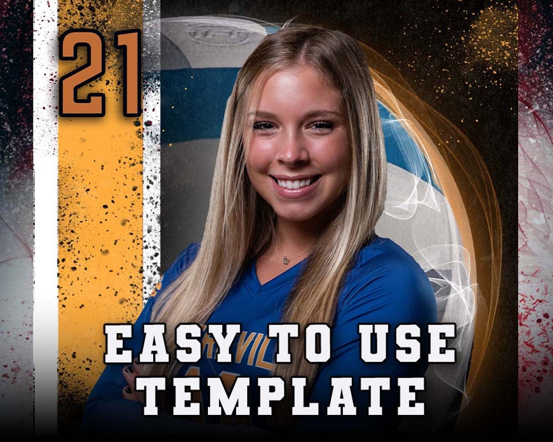 Varsity Volleyball Background - Etsy