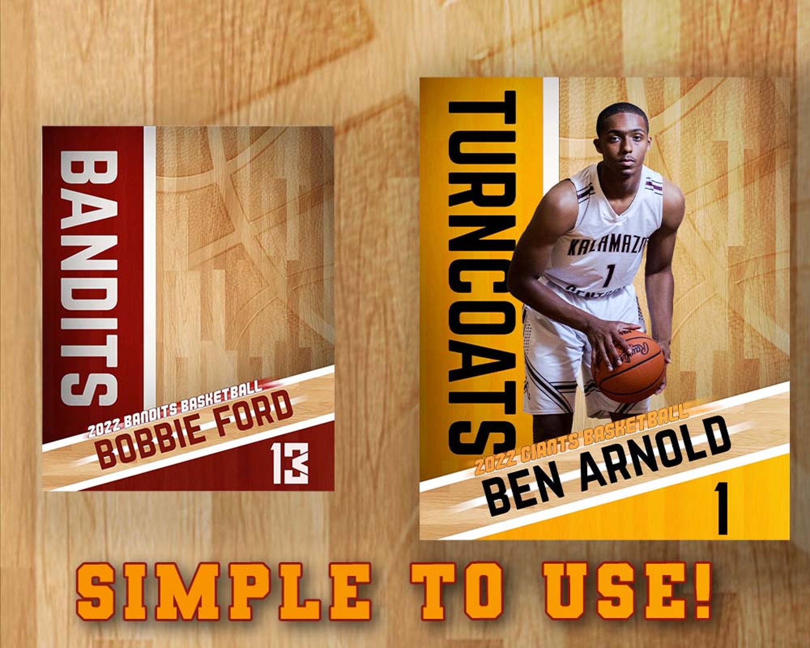 Basketball Banner Template - Etsy