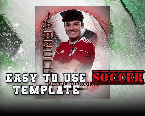 Varsity Soccer Banner Template - Etsy