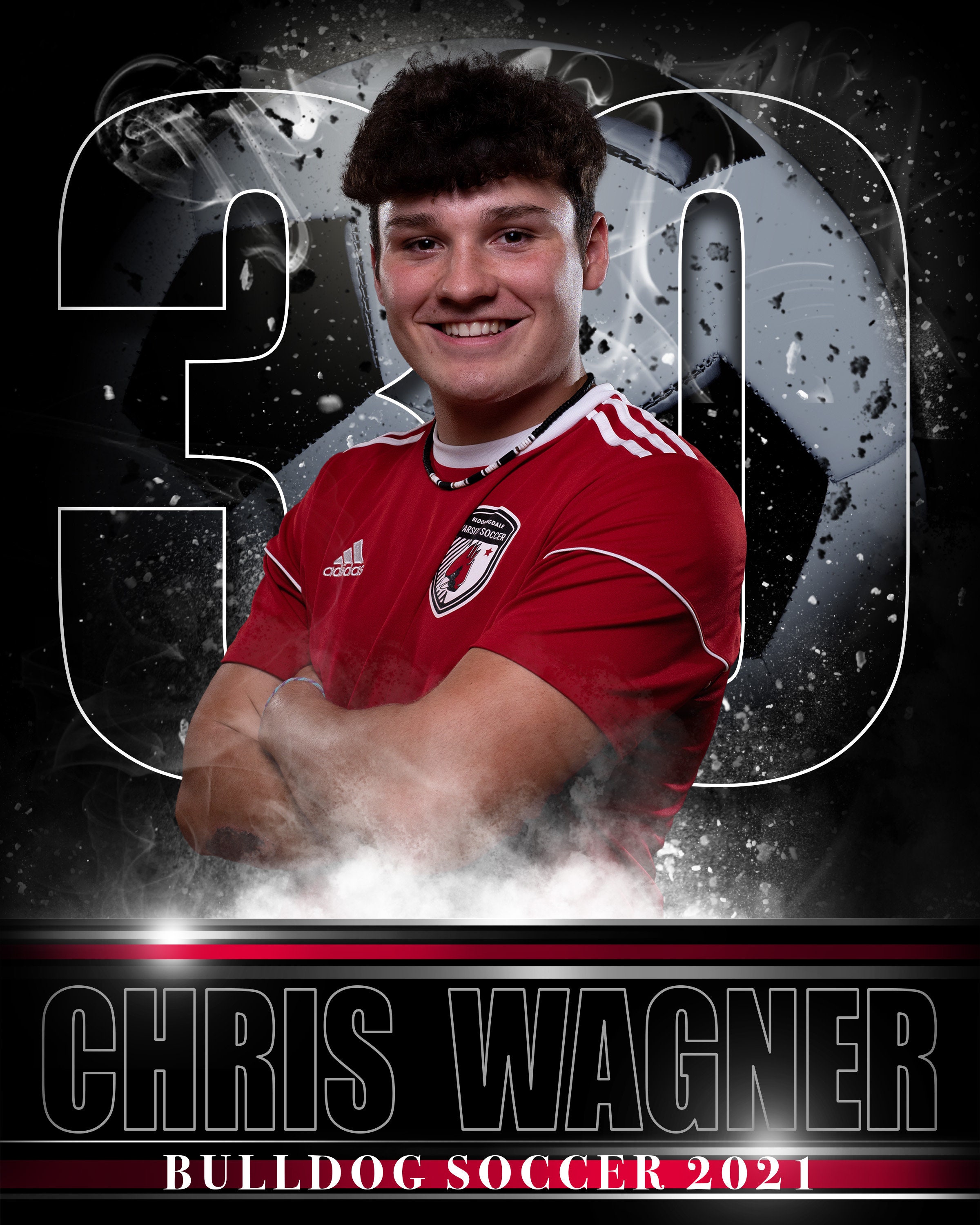 Soccer Senior Banner Template - Etsy