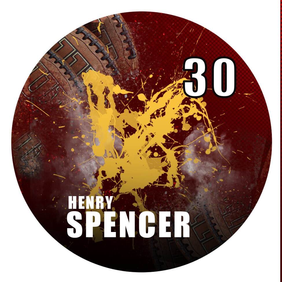 Varsity Football Button Template - Etsy