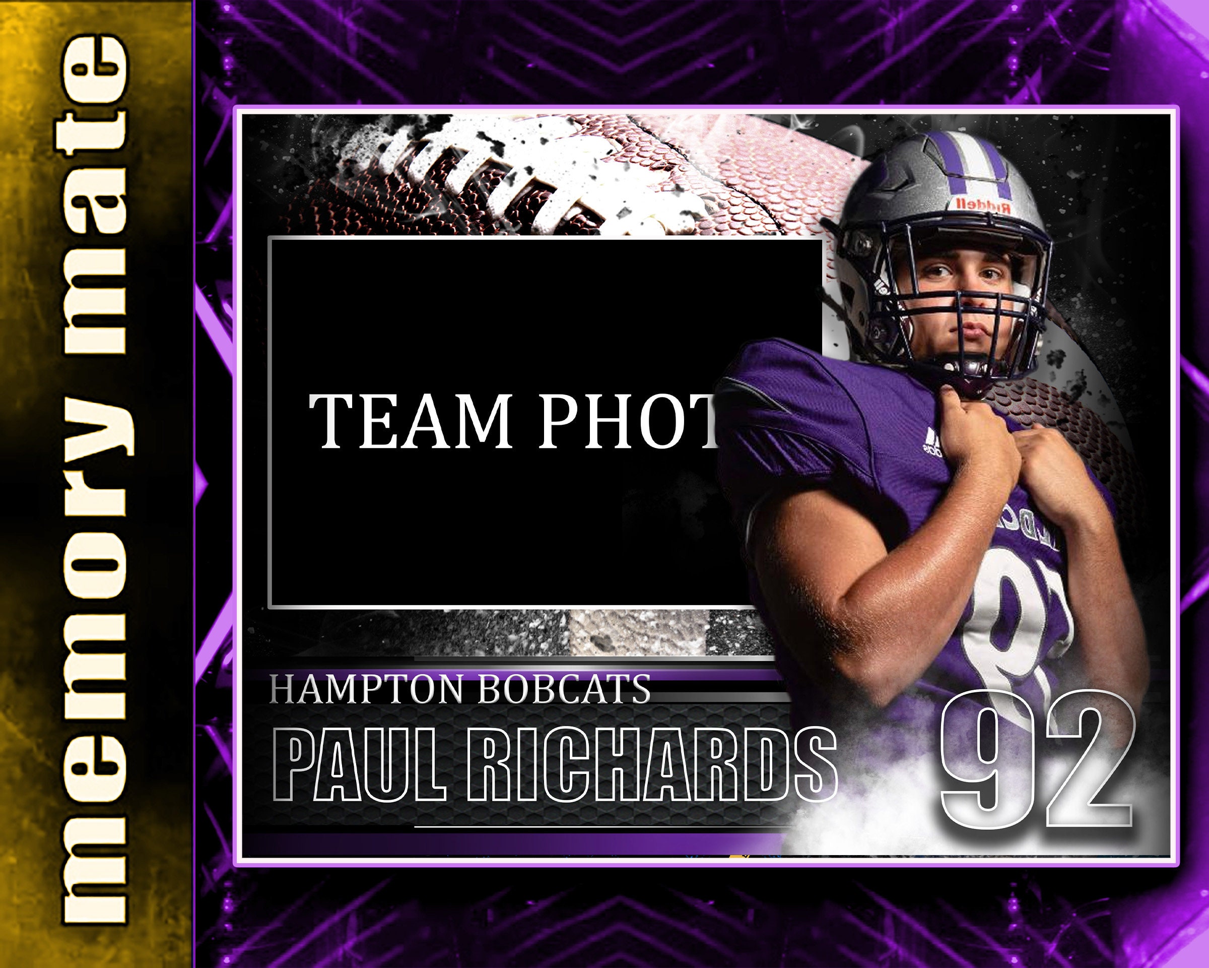 Football Banner Template Bundle, 2x3 Ratio, 4x5 Ratio, Team Banner ...