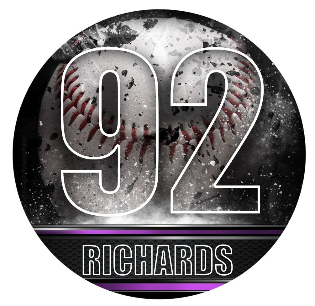 Baseball Photo Button Template - Etsy