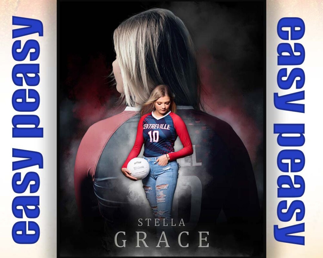 Varsity Sports Banner Template - Etsy