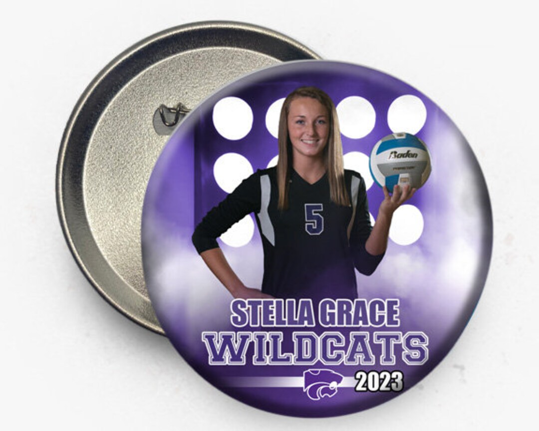 Sports Button Template - Etsy