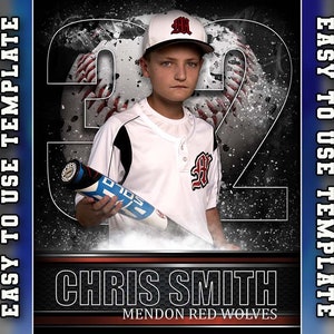 Baseball Poster Template That is Editable – Great for Parents and Teams ...