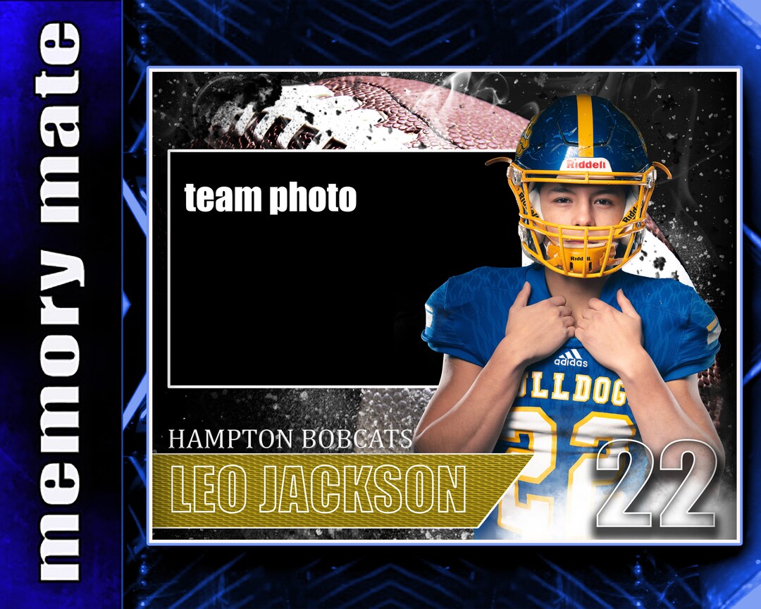 Football Memory Mate Template - Etsy