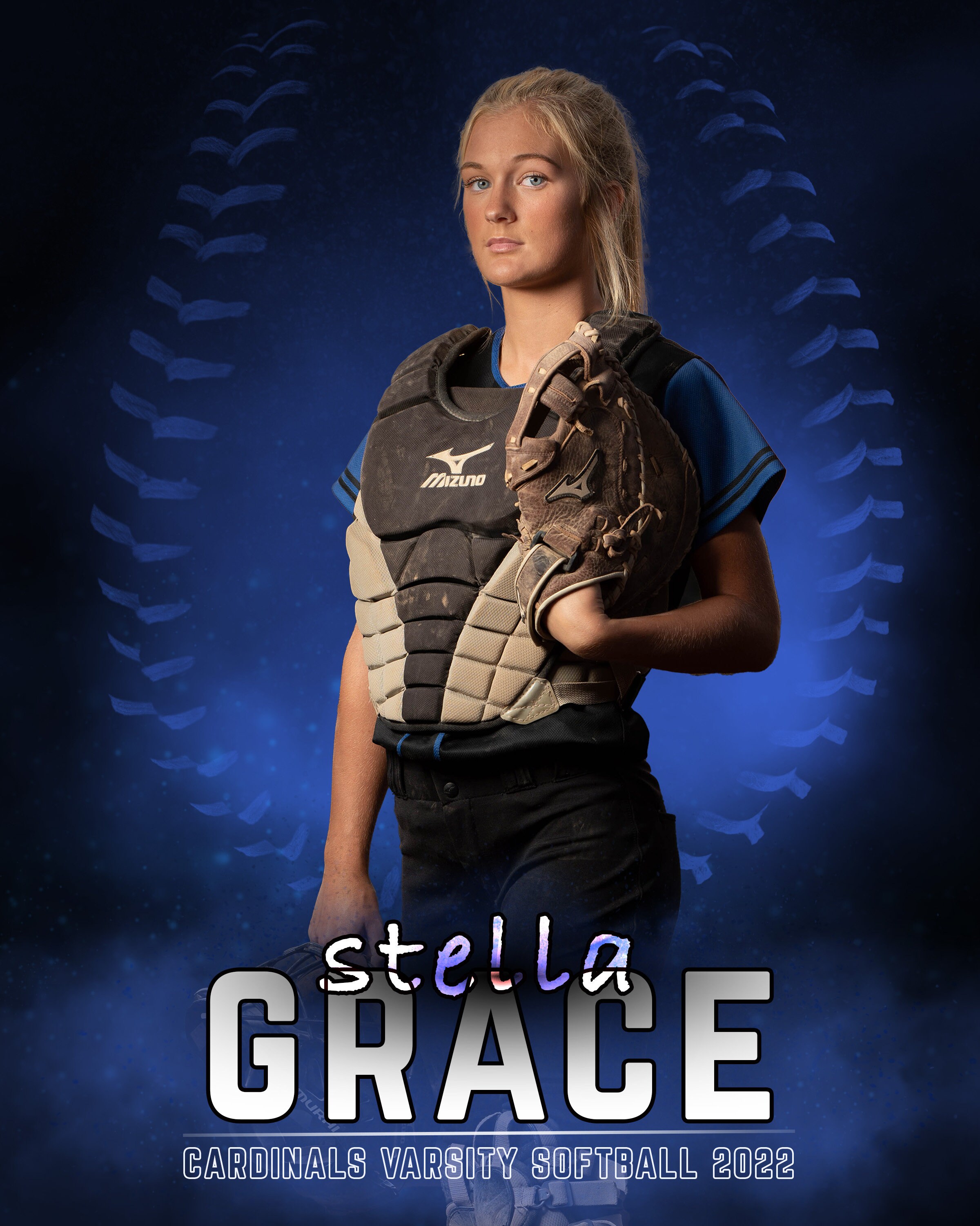 Varsity Softball Banner Template - Etsy