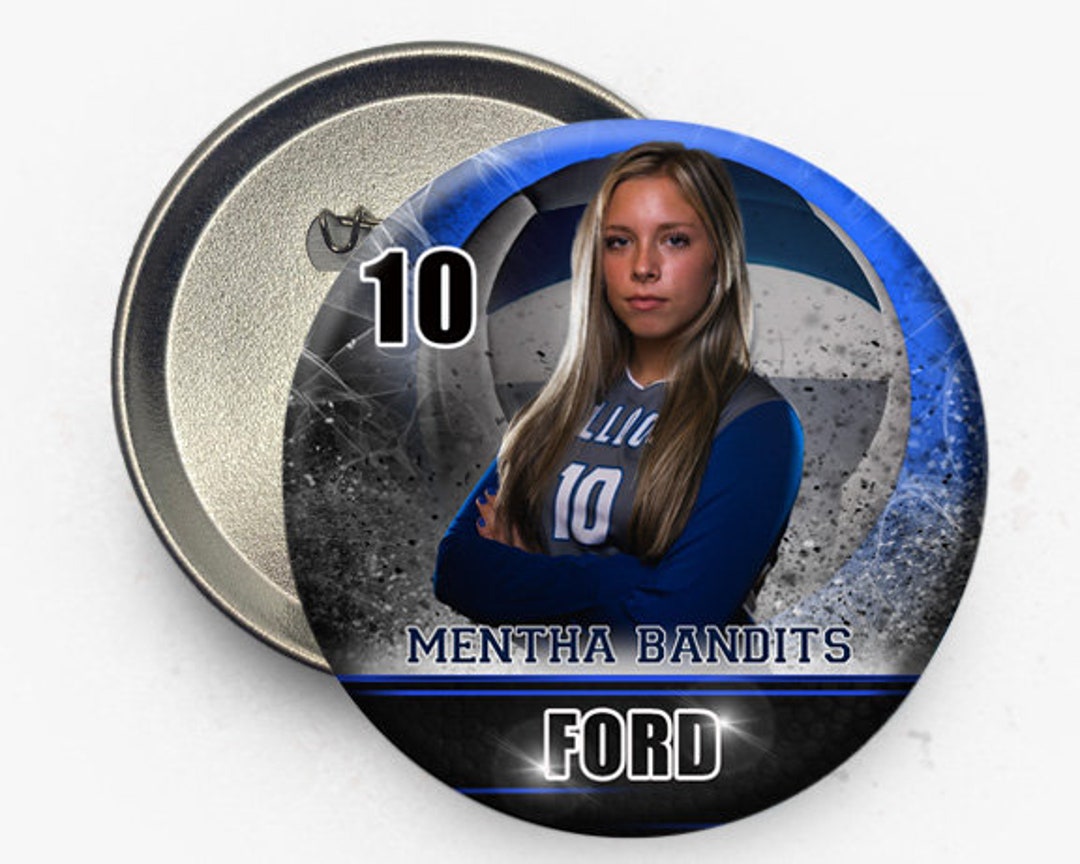 Sports Button Template - Etsy