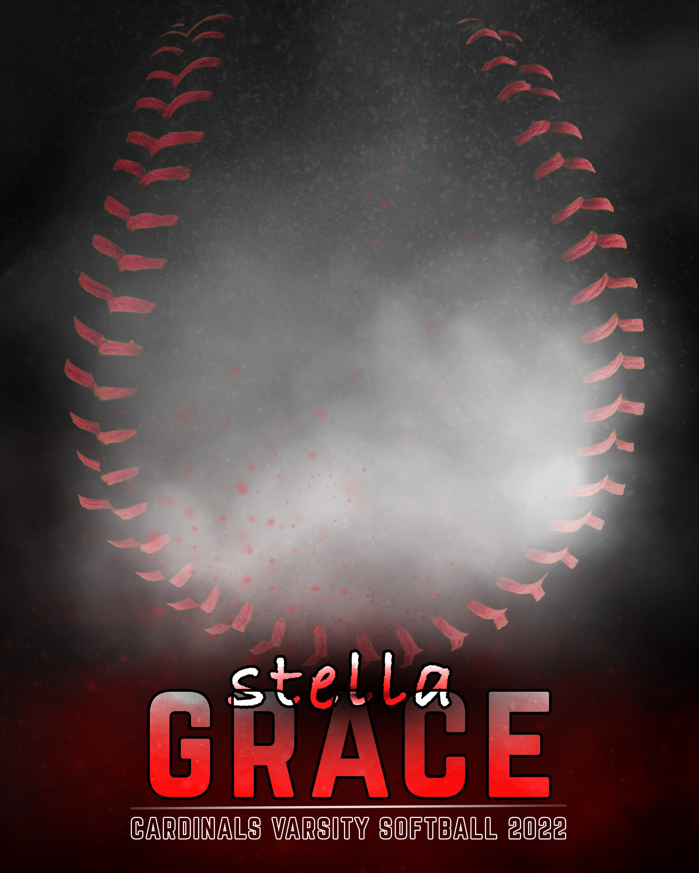 Varsity Softball Banner Template - Etsy