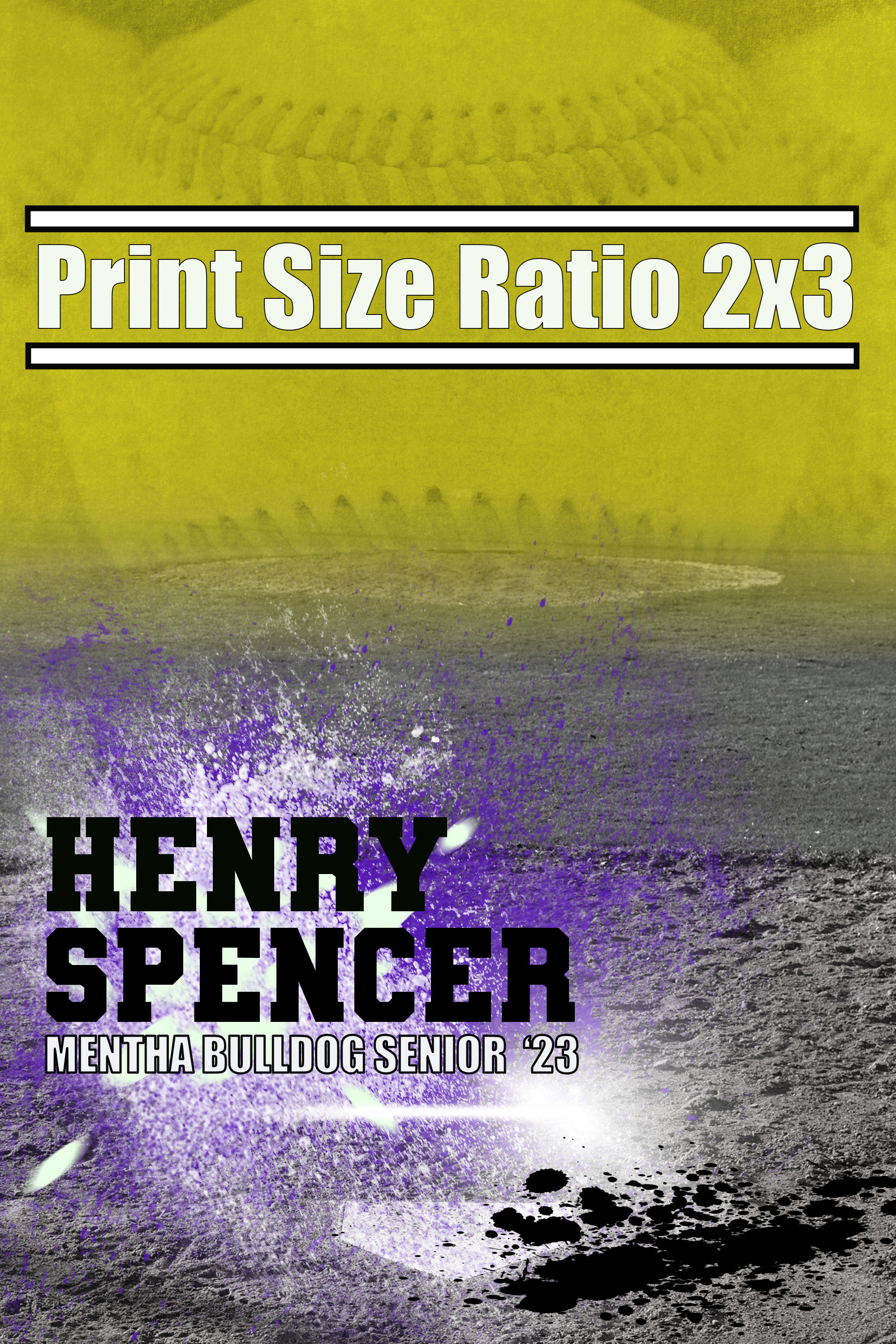 Baseball Varsity Banner 2x3 Ratio - Etsy