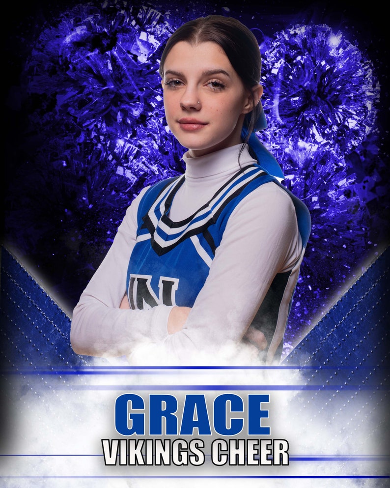 Cheerleading Banner Template - Etsy