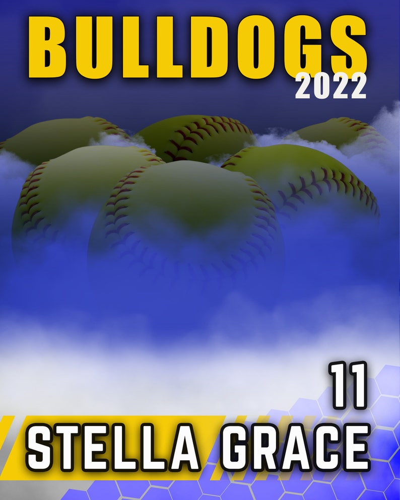 Varsity Softball Banner - Etsy