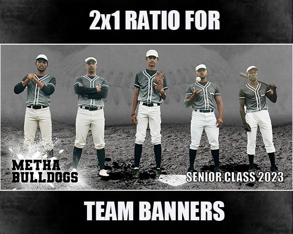 Baseball Team Banner Poster Template - Etsy