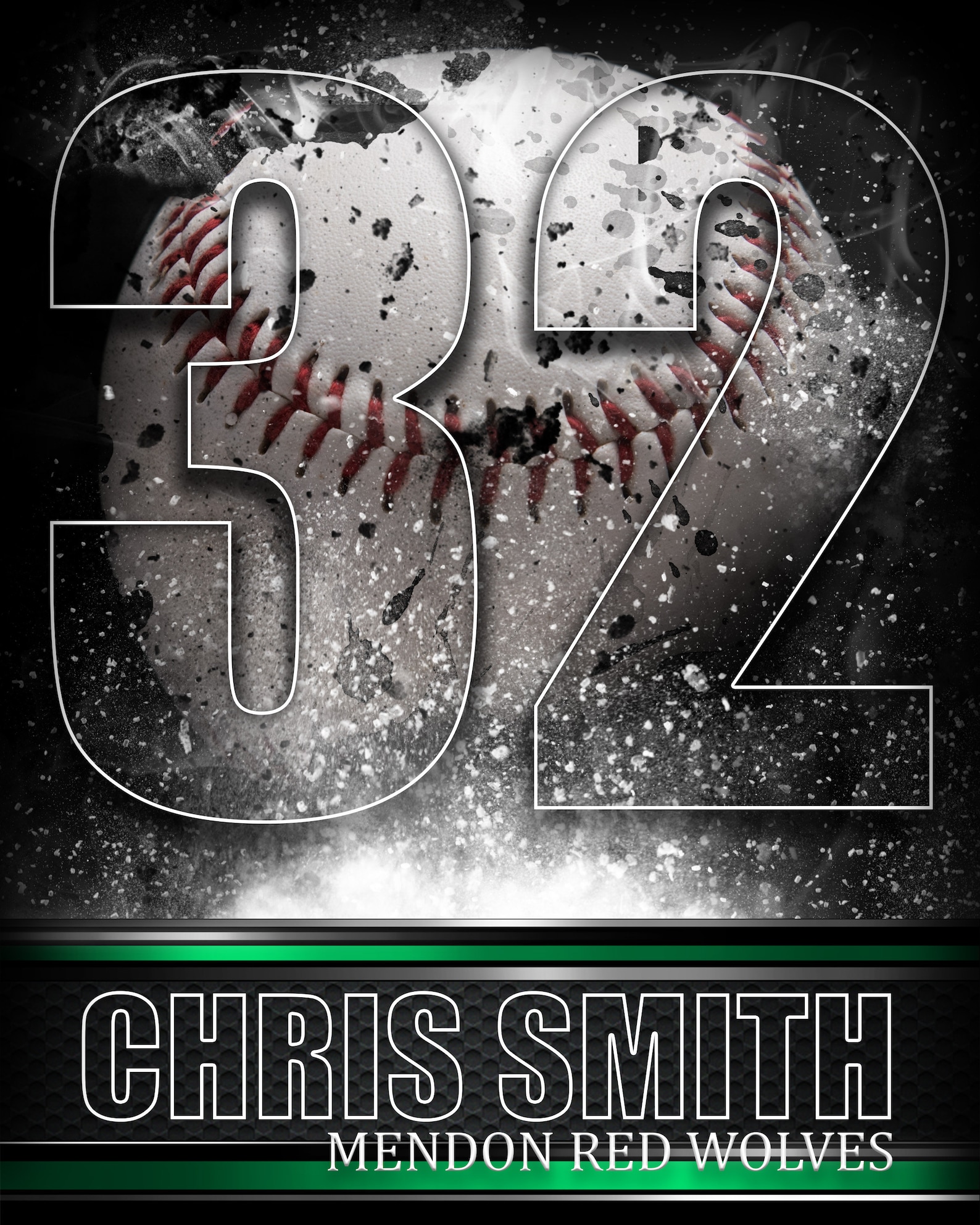 Baseball Senior Banner Template - Etsy