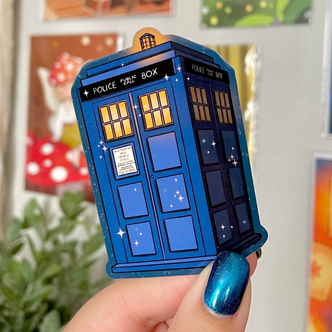 Tardis Police Box Die Cut Sticker - Etsy