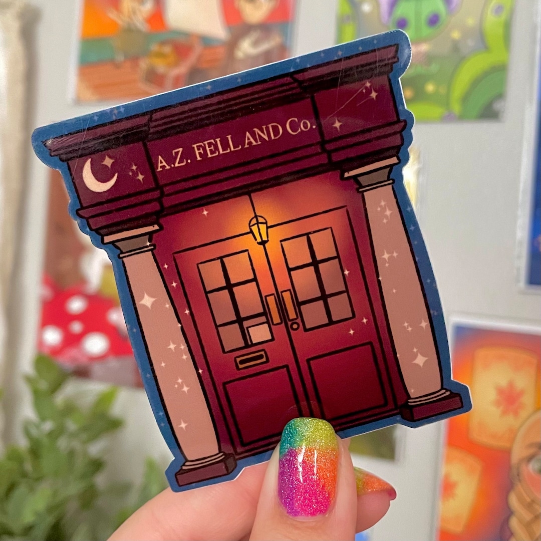 Aziraphale’s A. Z. Fell Bookshop Sticker - Etsy