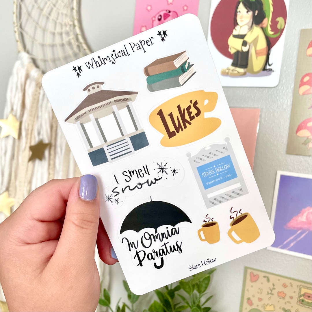 Stars Hollow Sticker Sheet/ Planner Stickers / Paper Stickers - Not ...