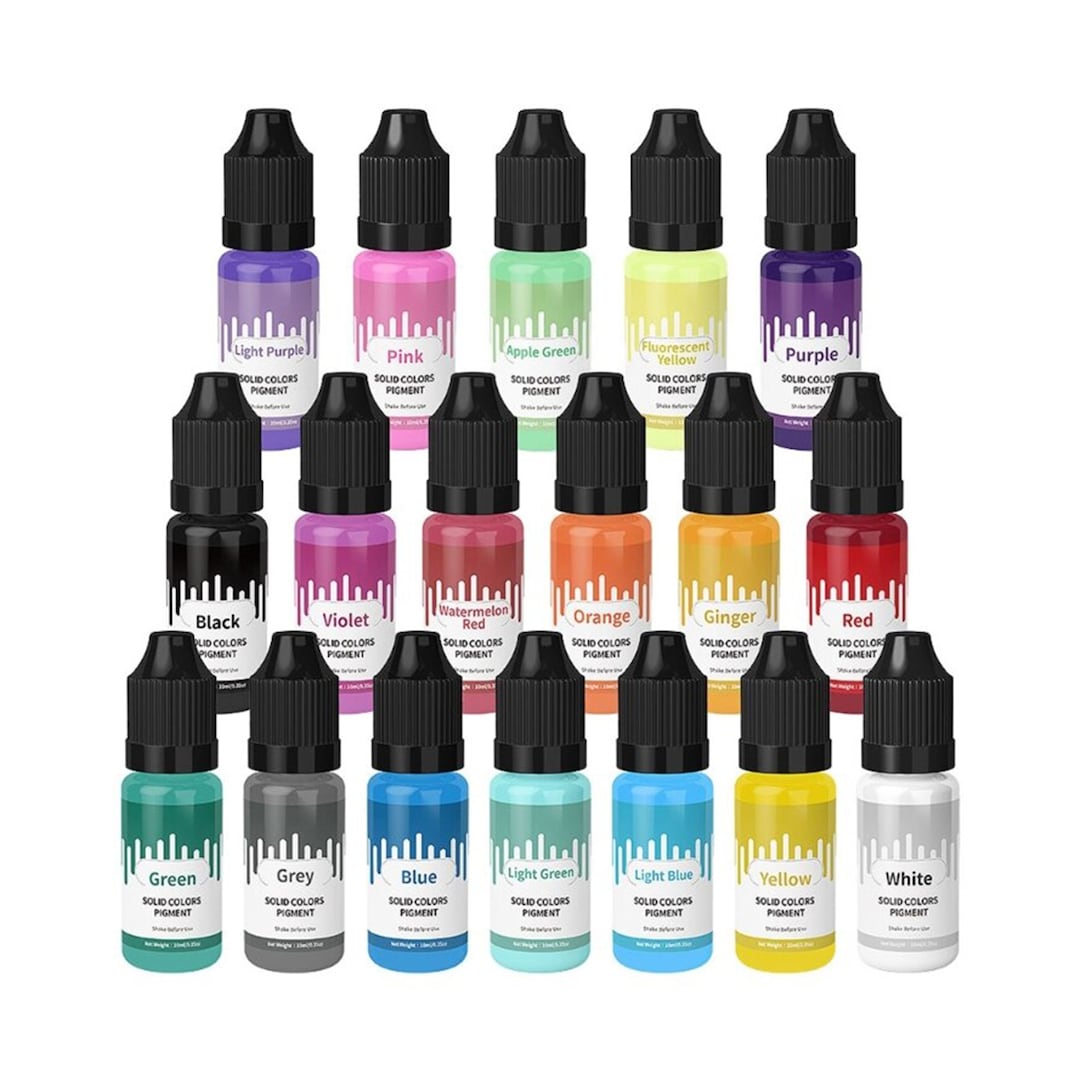 Opaque Epoxy Resin Pigment, 10ml Opaque Resin Colour, Highly ...