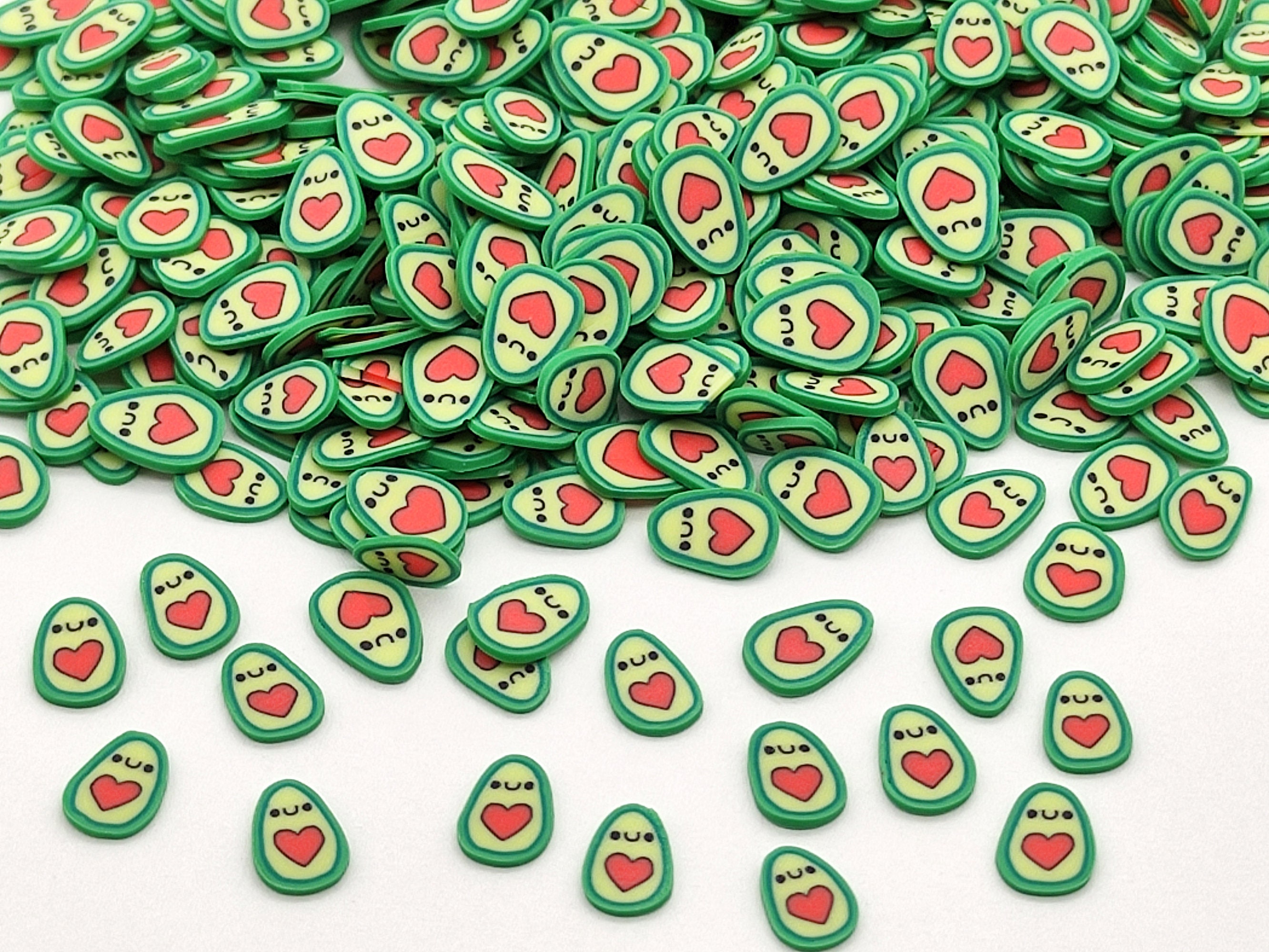 10g Cute Avocado Clay Fimo Slices Resin Craft Supplies Nail | Etsy