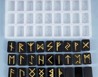 Runes Silicone Mould Viking Runes Epoxy Resin Pendant Mold | Etsy