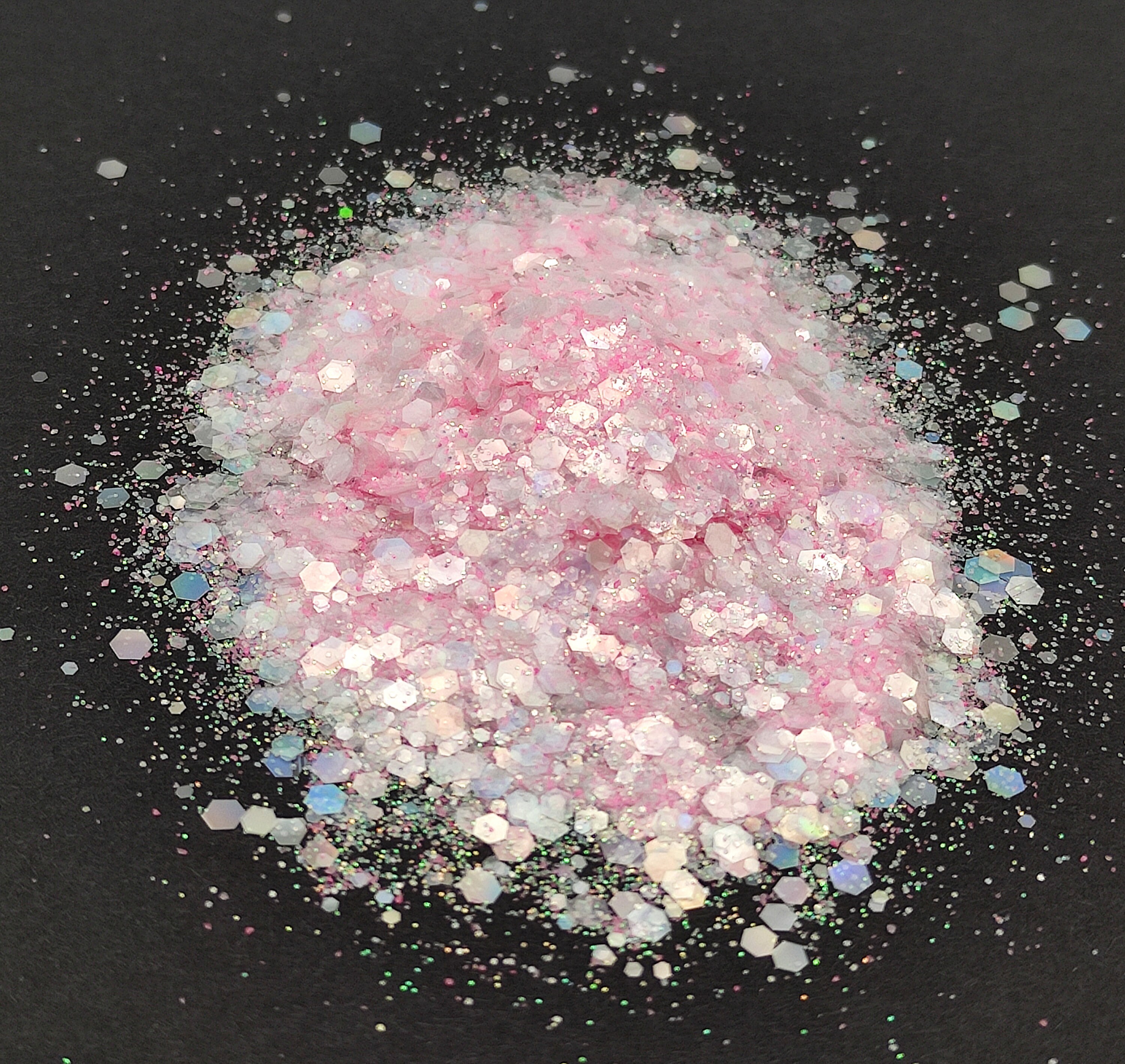 Chunky Pastel Opalescent Glitter Mix Iridescent Light Pink - Etsy