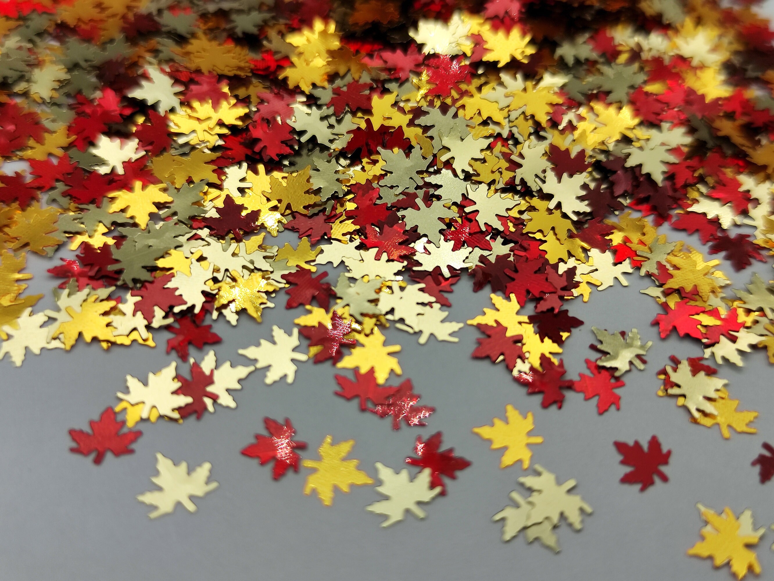 Autumn Leaf Glitter, Autumn Maple Leaves Nail Art Glitter, Fall Leaves ...