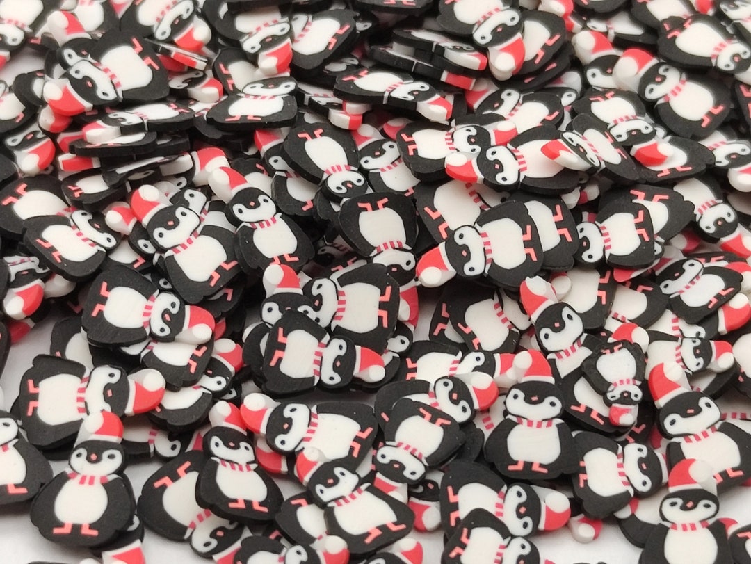 10g Penguin Clay Fimo Slices, Resin Craft Supplies, Nail Art, Polymer ...