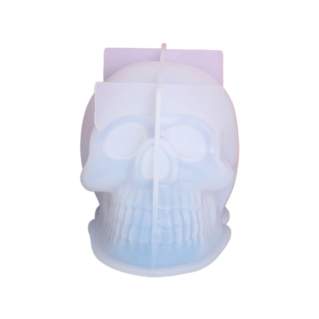 3D Skull Silicone Mould, Large Skull Epoxy Resin Mold, Skull Candle Mould, DIY Resin Art ...