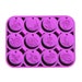 Flower Pendant Mould, Circle Shape Silicone Resin Mould, Small Floral ...
