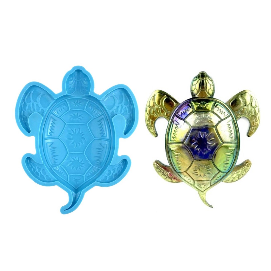 Large Turtle Silicone Mould, Sea Turtle Resin Mold, Turtle Home ...