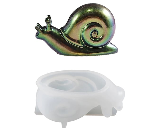 Mould for Resin Snail Slug 48 X 20 Mm Transparent Silicone - Etsy