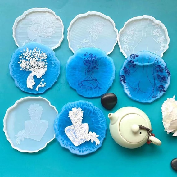 Ceramics & Pottery Sculpting & Forming Lady Goddess Tray Silicone Mold ...