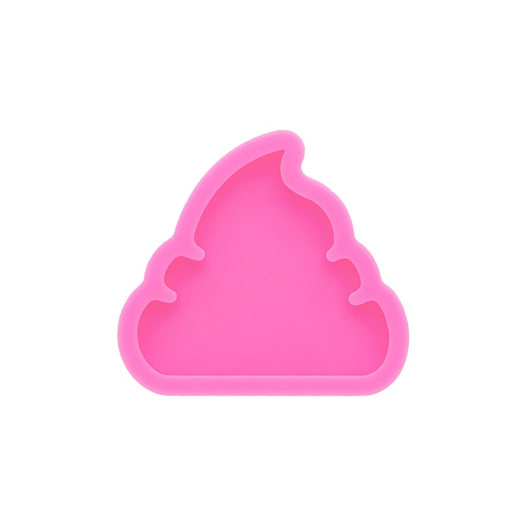 Poop Silicone Mould for Keychain, Poop Emoji Epoxy Resing Pendant Mold ...