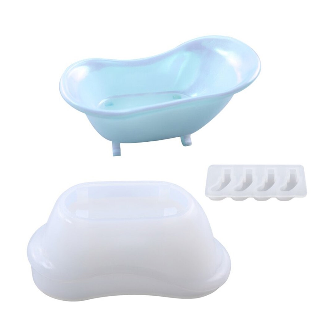 Bathtub Silicone Mould, Bath Tub Silicone Storage Mold, Resin Bathroom ...