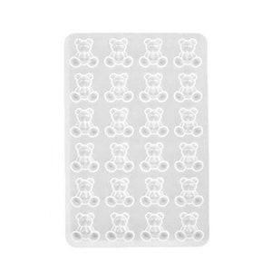 Teddy Bear Silicone Mould, Bear Epoxy Resin Pendant Mold, Earring ...