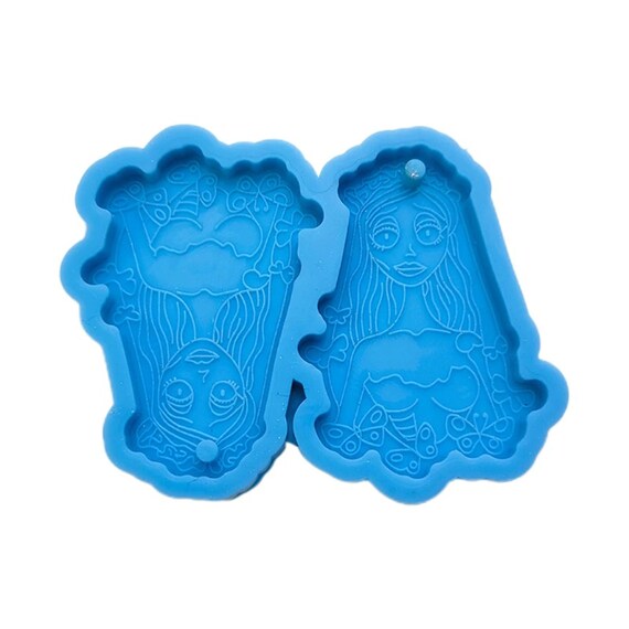 Corpse Bride Earring Silicone Mold Halloween Epoxy Resin | Etsy