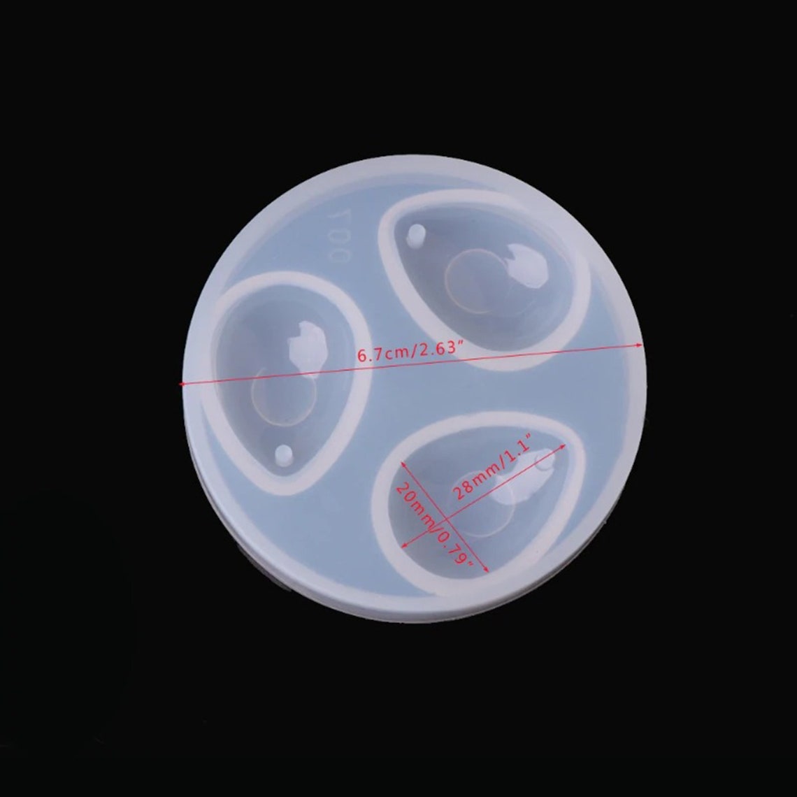 Tear Drop Pendant/earring Silicone Mould, Drop Earring Epoxy Resin ...