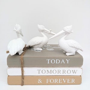 No Evil See Hear Speak White Pelican Figurine - Set of 3 | Bird Gifts ...