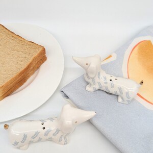 Ceramic Dachshund Dog Salt and Pepper Shaker Set | Dog Gifts | Animal ...