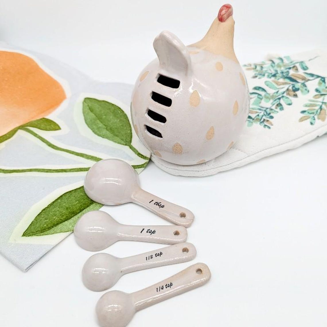 Chicken Measuring Spoons 5 Piece Set | Baking Gifts - Etsy