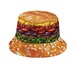 Burger Bucket Hat Fun and Quirky Fast Food Design Hat for Summer Unisex ...